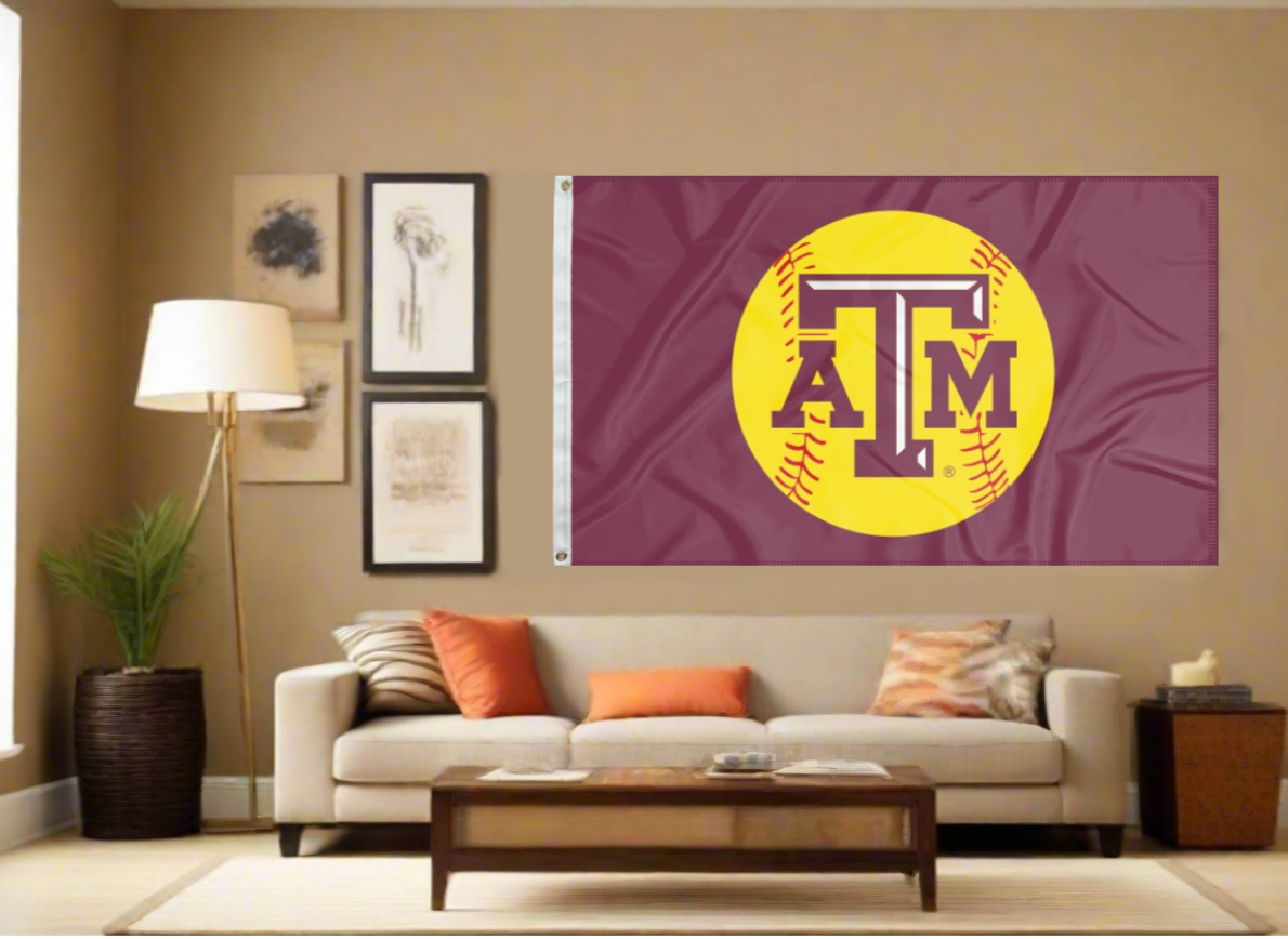 3x5 Texas A&M Softball Flag – A to Z Flags, LLC