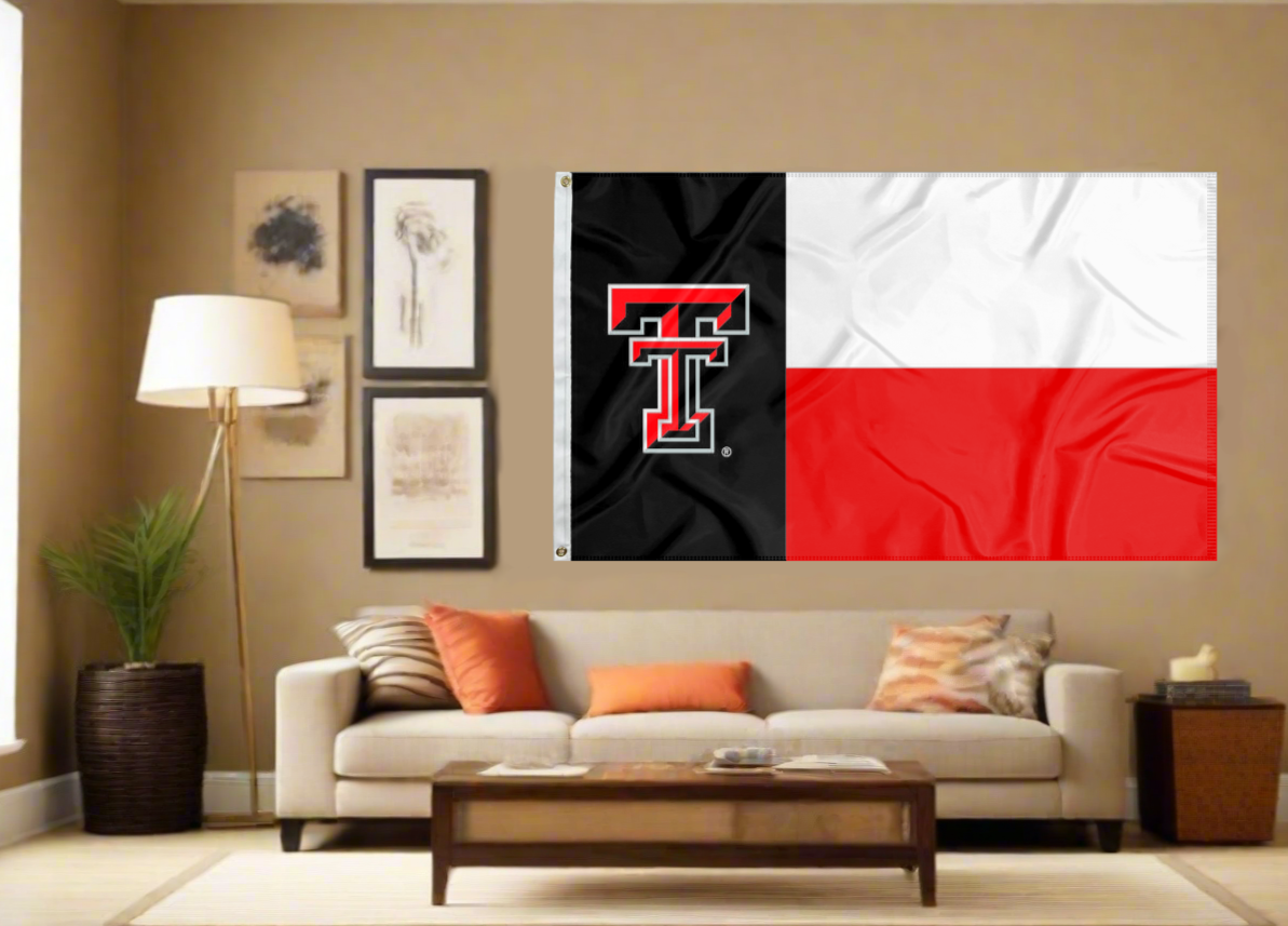 3x5 Texas State Flag Style Texas Tech Flag – A to Z Flags, LLC
