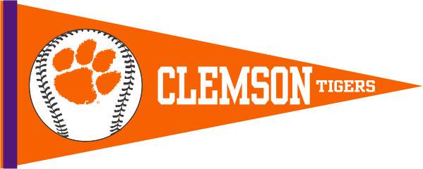 Clemson University Baseball Pennant – A to Z Flags, LLC