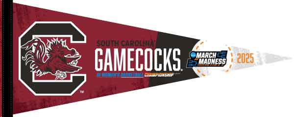 March Madness South Carolina Women's Team Pennants – A to Z Flags, LLC