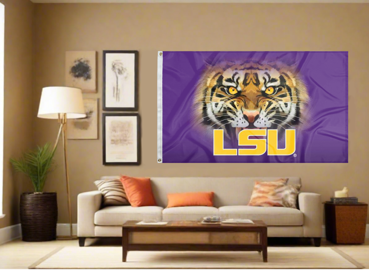 LSU - Tiger Purple 3x5 Flag – A to Z Flags, LLC