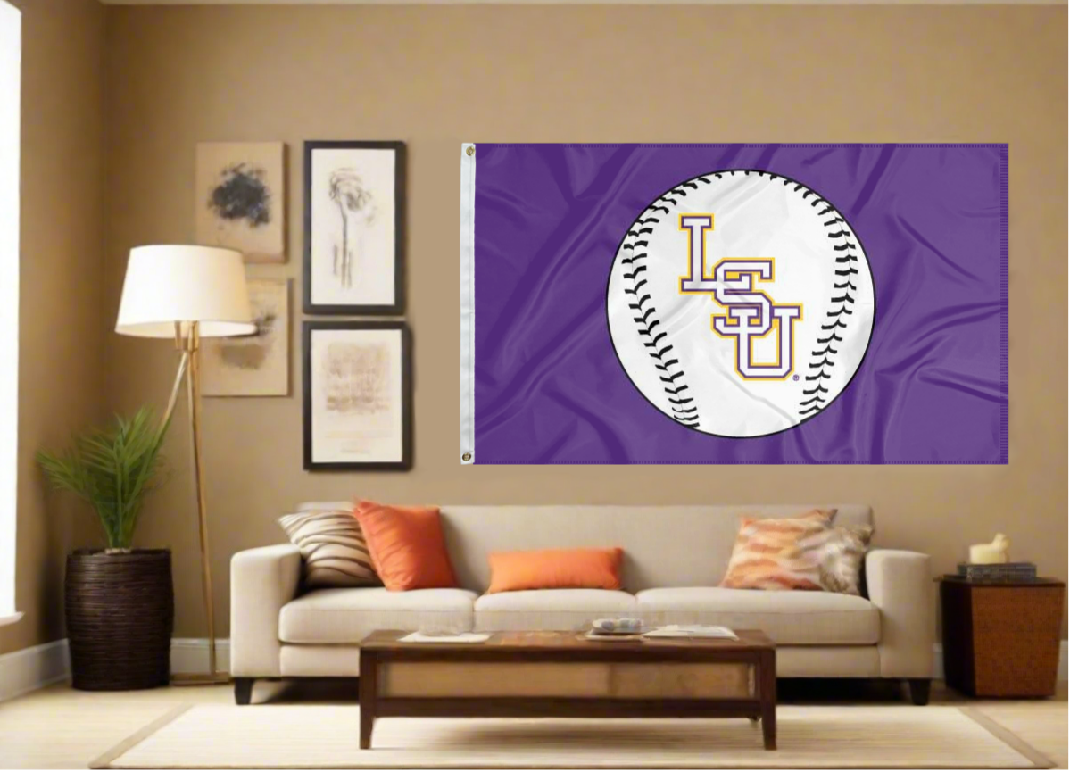 LSU Baseball Flag – A to Z Flags, LLC