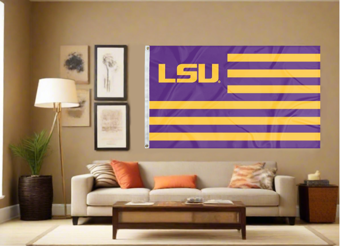 LSU - National 3x5 Flag – A to Z Flags, LLC