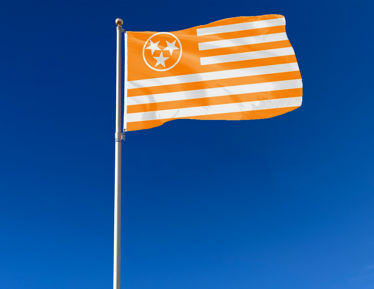University of Tennessee - Tri Star 3x5 Flag – A to Z Flags, LLC