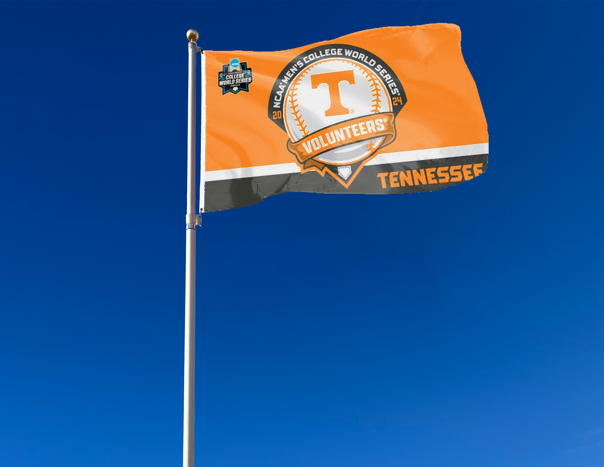 3x5 Tennessee Baseball College World Series Flag – A to Z Flags, LLC