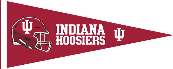 Indiana Football Pennant – A to Z Flags, LLC
