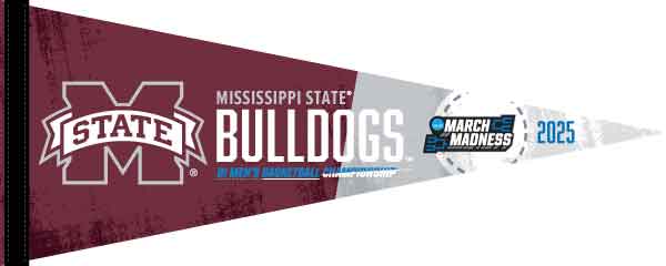 March Madness Mississippi State Basketball Pennant 2 Pack – A to Z ...