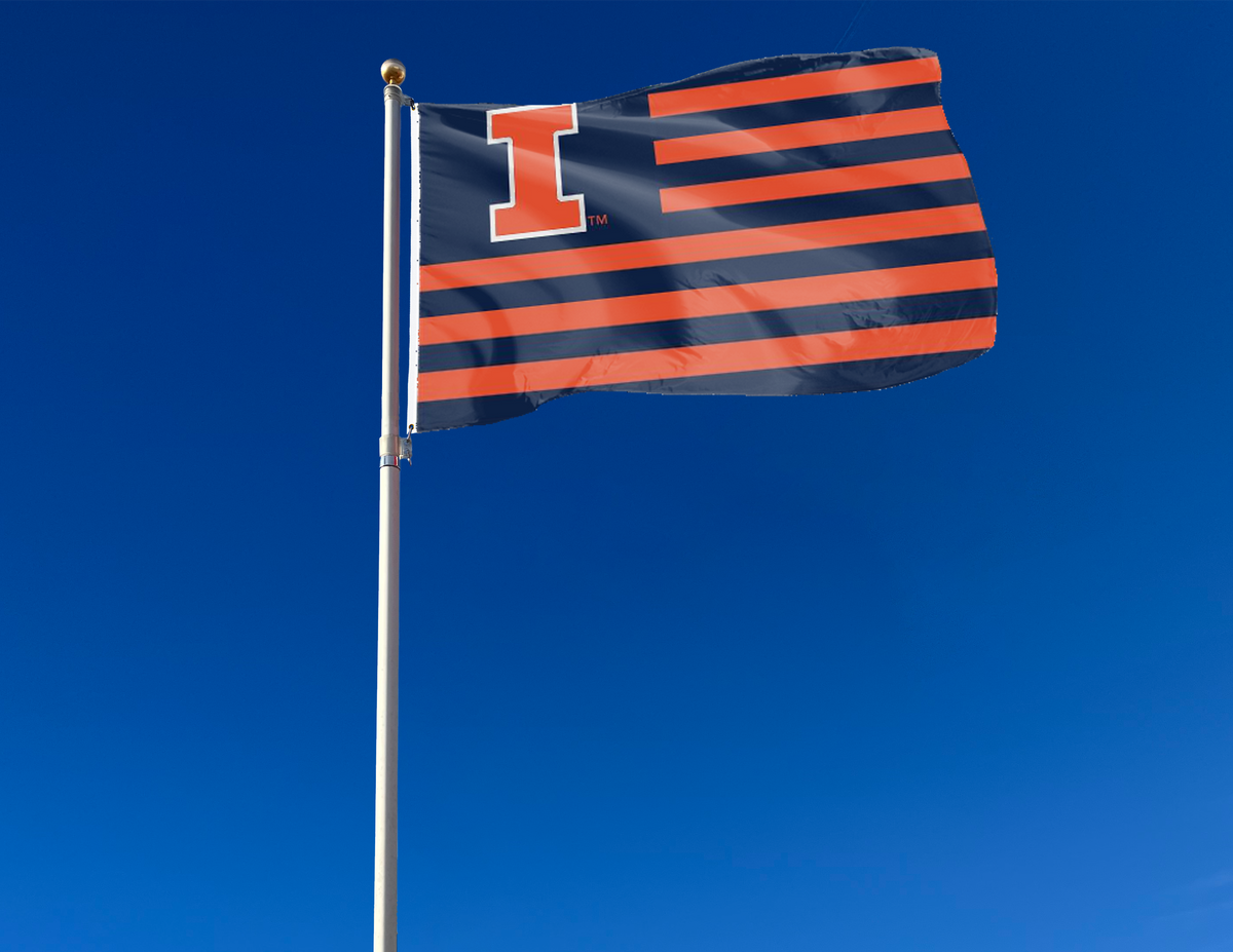 Illinois - Fighting Illini National 3x5 Flag – A to Z Flags, LLC