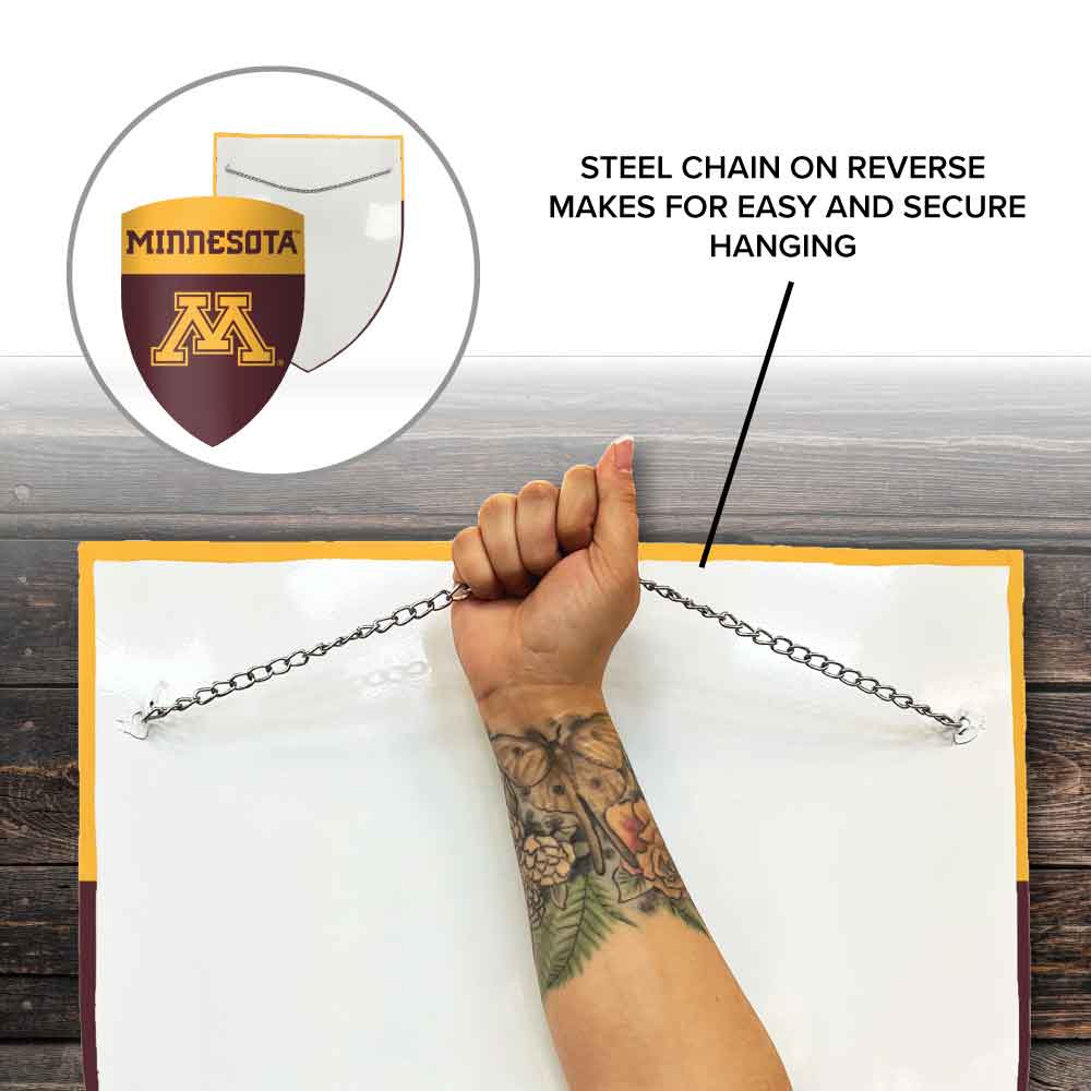 University of Minnesota - Gophers Medieval Shield – A to Z Flags, LLC