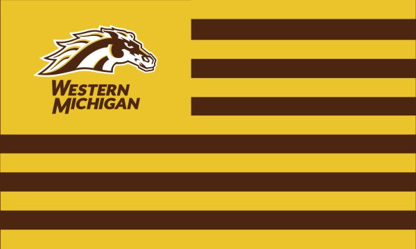 Western Michigan University - Broncos National 3x5 Flag – A to Z Flags, LLC