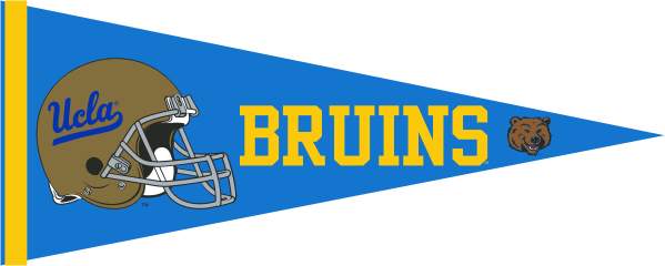 12x30 UCLA Pennant with UCLA Bruins Logo – A to Z Flags, LLC