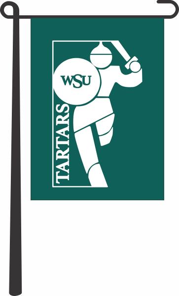 Wayne State University - WSU Tartars Garden Flag – A to Z Flags, LLC