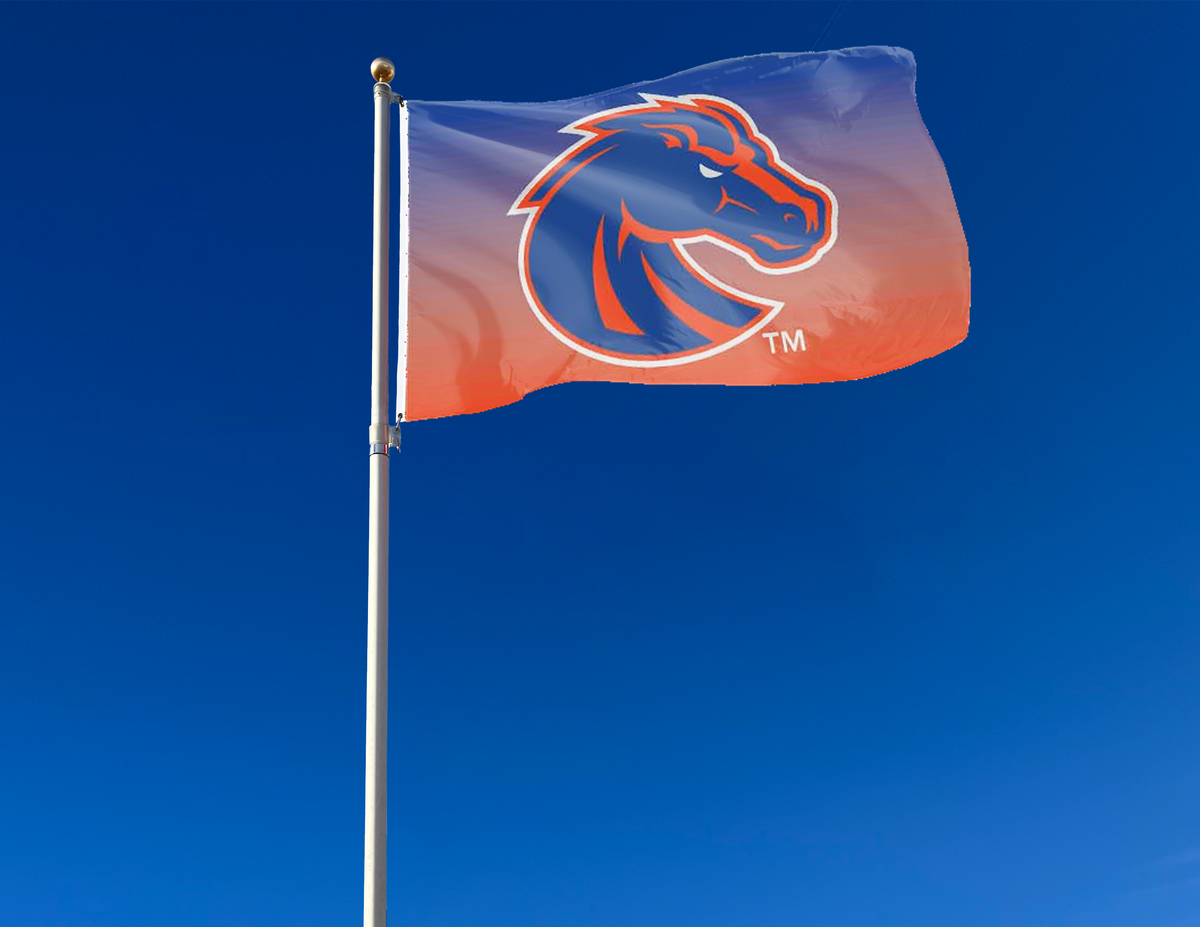 Boise State University - Gradient 3x5 Flag – A to Z Flags, LLC