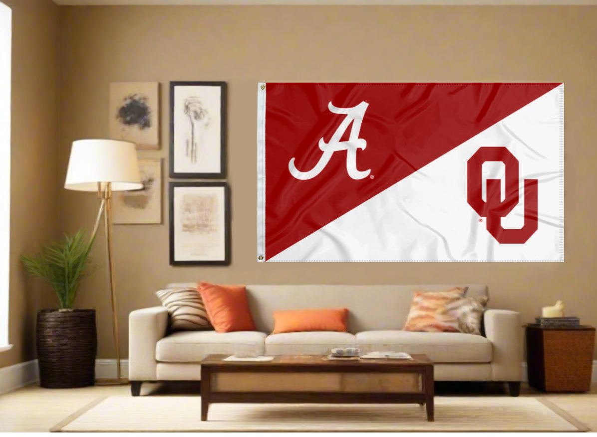 Alabama Oklahoma House Divided Flag – A to Z Flags, LLC