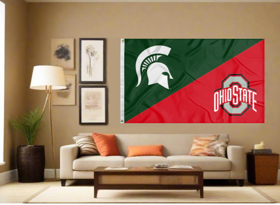 MSU Ohio State House Divided Flag – A to Z Flags, LLC