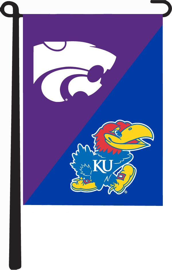 Kansas State University - University of Kansas House Divided Garden Fl ...