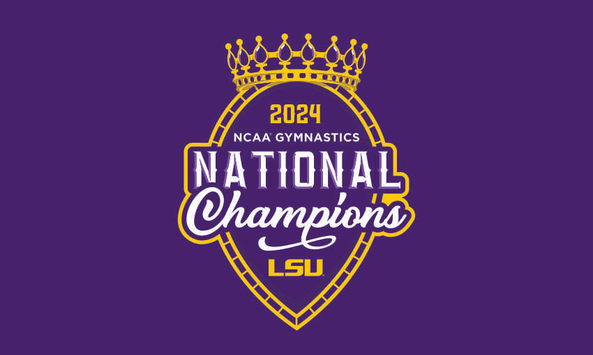 Lsu Gymnastics Logo LSU Tigers 2024 NCAA Women's Gymnastics National