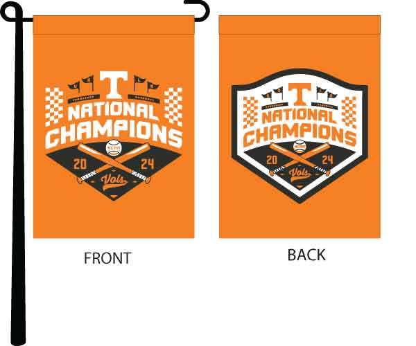 13x18 Tennessee Baseball CWS 2024 National Champions Garden Flag – A to ...