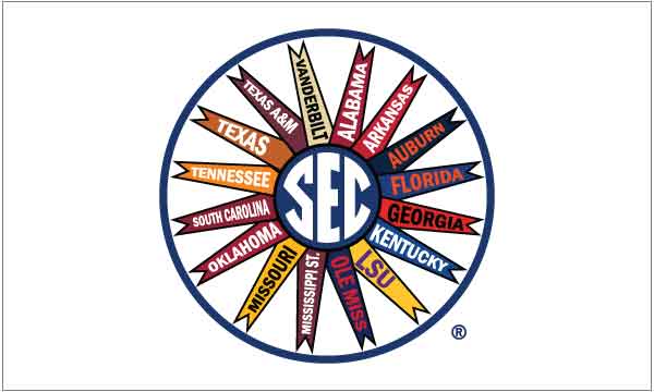 3x5 SEC Pinwheel Flag – A to Z Flags, LLC