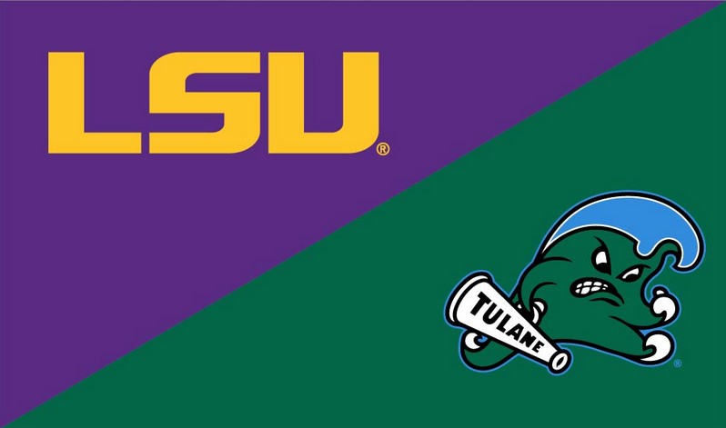 LSU - Tulane University 3x5 House Divided Flag – A to Z Flags, LLC