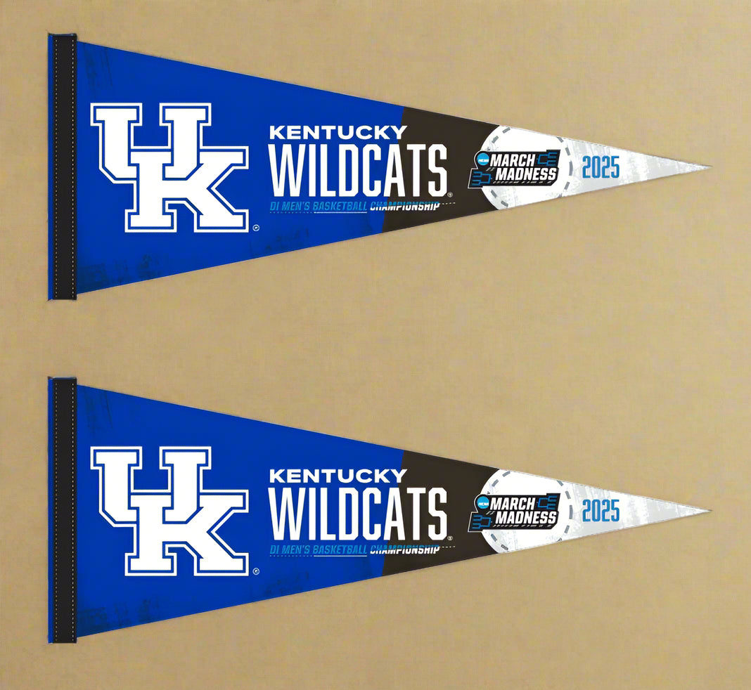 Two Pack Kentucky March Madness Basketball Pennants – A to Z Flags, LLC