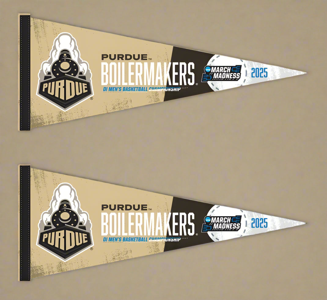 Two Pack Purdue March Madness Basketball Pennants – A to Z Flags, LLC