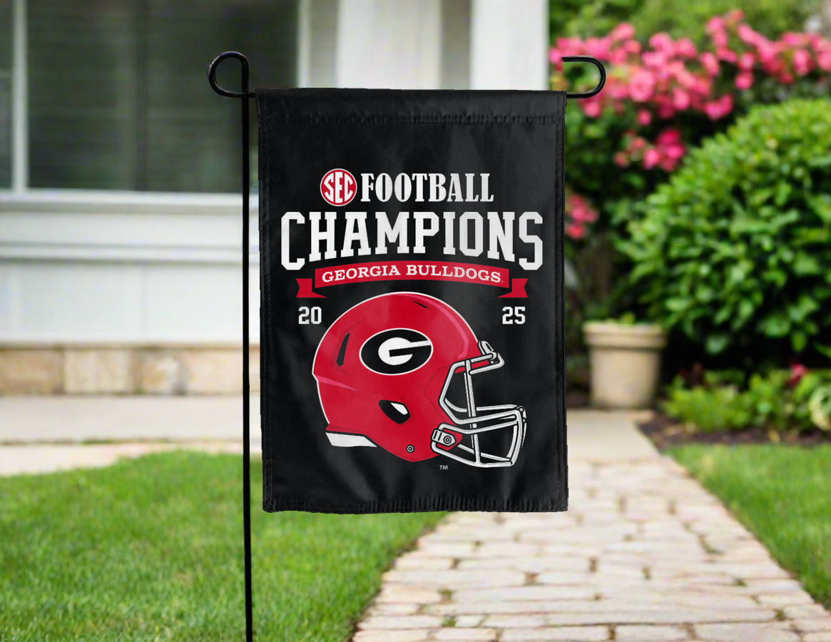 Georgia SEC Football Conference Champions Garden Flag – A to Z Flags, LLC