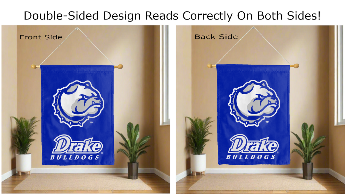 Drake University - Bulldogs House Flag – A to Z Flags, LLC