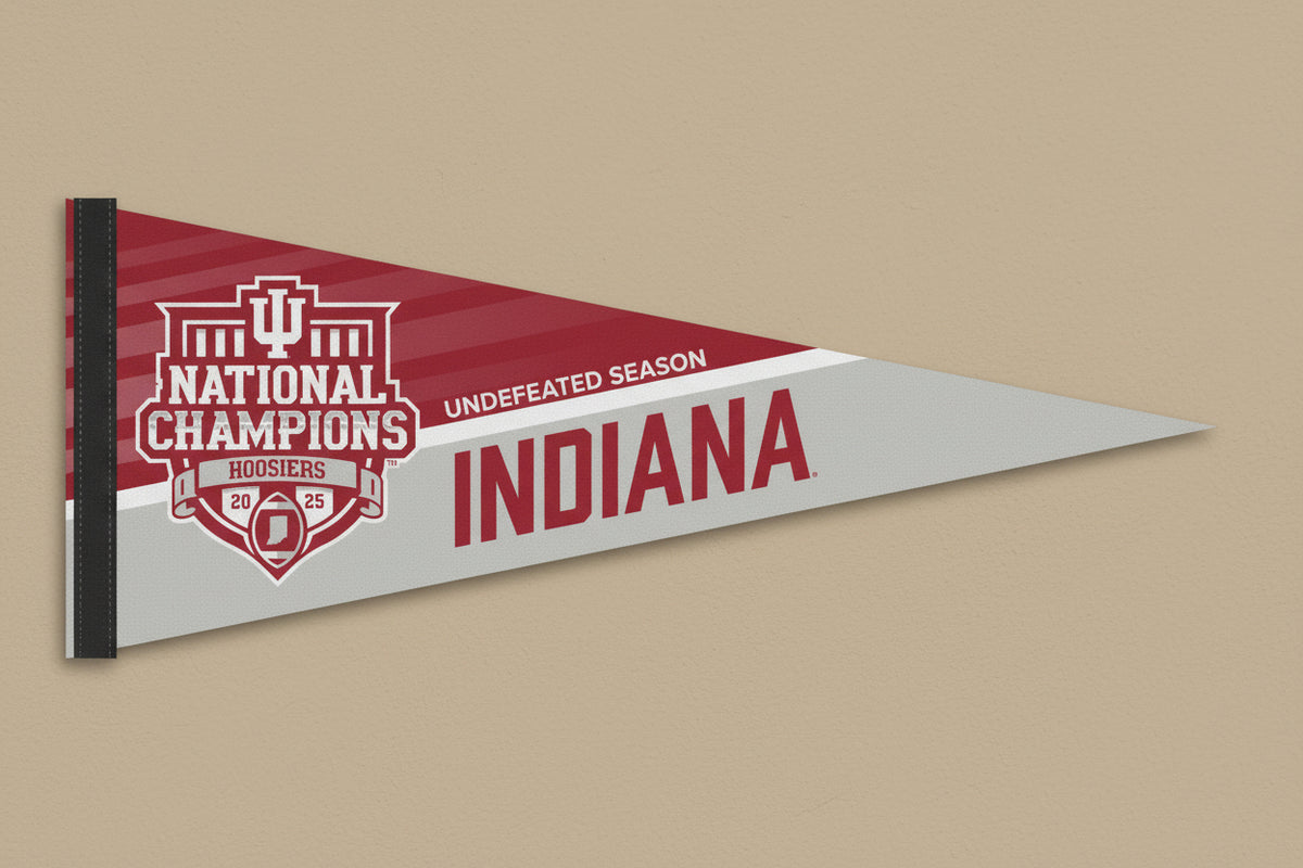 Indiana College Football National Champions 2025 Pennant – A to Z Flags ...