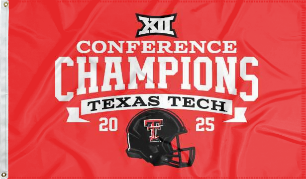 Texas Tech BIG 12 Football Champions Flag – A to Z Flags, LLC