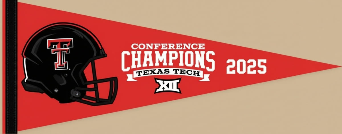 Texas Tech BIG 12 Football Champions Pennant – A to Z Flags, LLC
