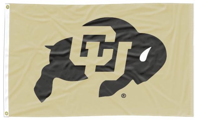 University of Colorado Boulder - Buffaloes Gold 3x5 Flag – A to Z Flags ...