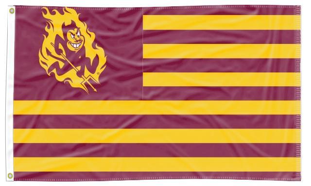 3x5 ASU Flag with National Logo – A to Z Flags, LLC