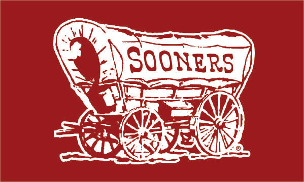 3x5 Oklahoma Sooners Flag with Sooners Wagon Logo – A to Z Flags, LLC