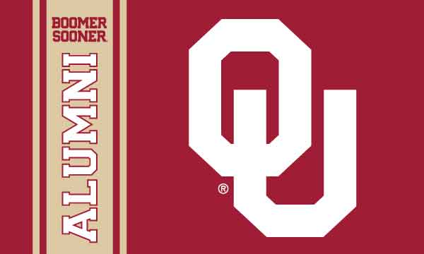 3x5 University of Oklahoma Alumni Flag – A to Z Flags, LLC