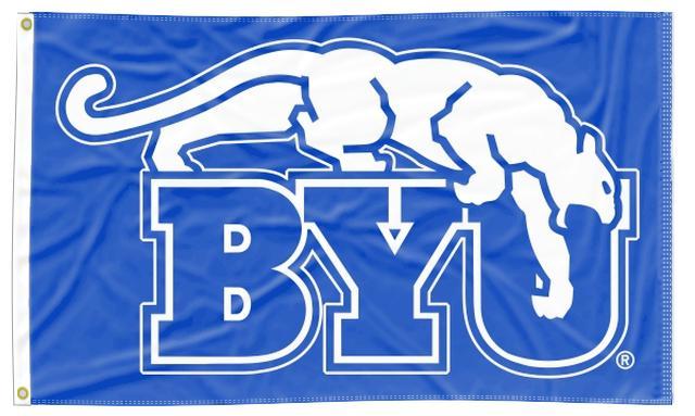 BYU - Cougar Blue 3x5 Flag – A to Z Flags, LLC