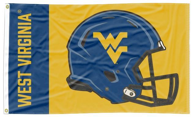 3x5 West Virginia University Flag with Mountaineers Football Logo – A ...