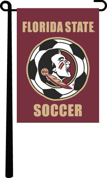 Florida State University - FSU Soccer 13x18 Garden Flag – A to Z Flags, LLC