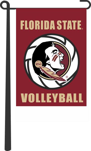 Florida State University - FSU Volleyball 13x18 Garden Flag – A to Z ...