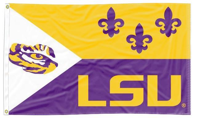 LSU - Acadian Flag of Louisiana 3x5 Flag – A to Z Flags, LLC