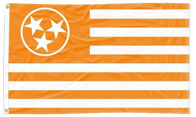 University of Tennessee - Tri Star 3x5 Flag – A to Z Flags, LLC