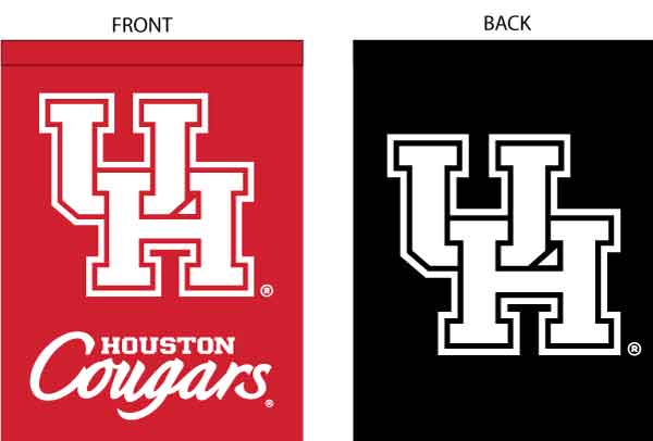 Houston - UH Cougars Red & Blue House Flag – A to Z Flags, LLC