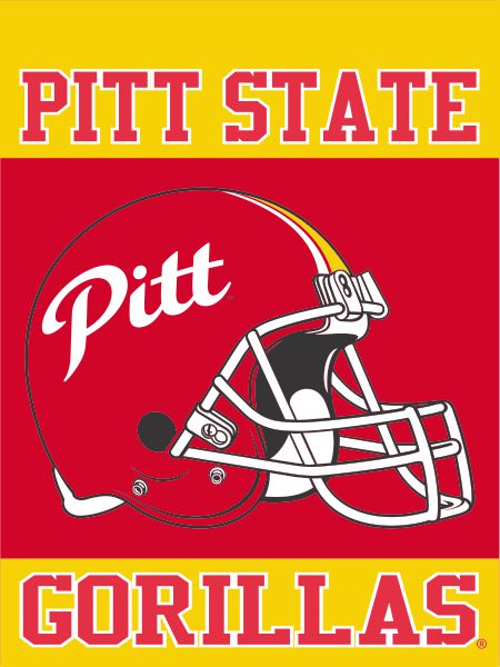 Pittsburg State University - Gorillas Football House Flag – A to Z ...