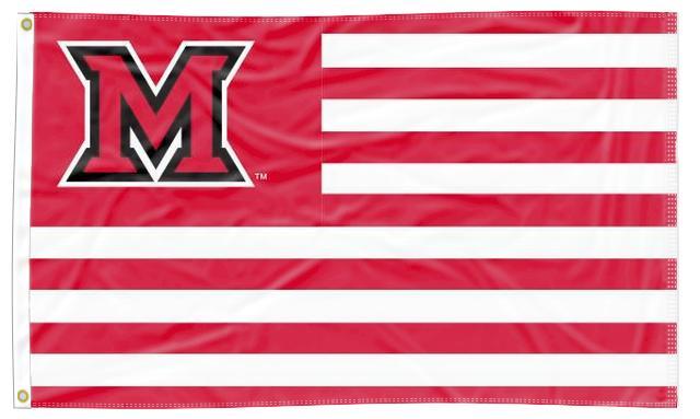 Miami University - RedHawks National 3x5 Flag – A to Z Flags, LLC