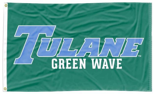 Tulane University - Green Wave 3x5 Flag – A to Z Flags, LLC