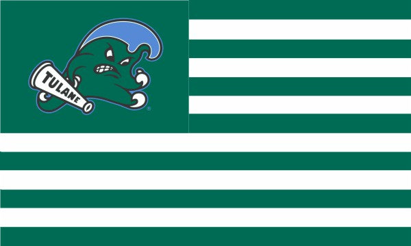 Tulane University - Green Wave National 3x5 Flag – A to Z Flags, LLC