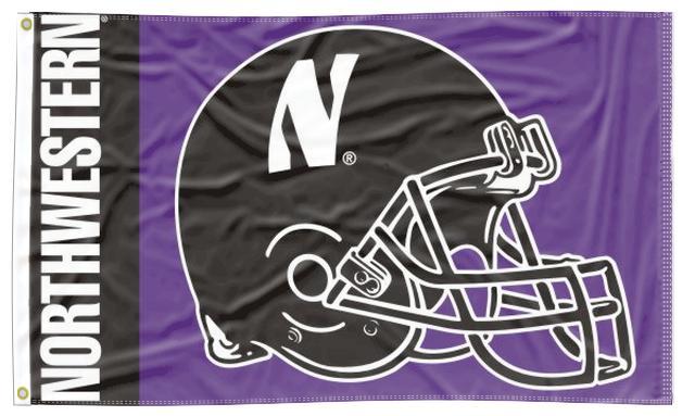 Northwestern University - Wildcats Football 3x5 Flag – A to Z Flags, LLC