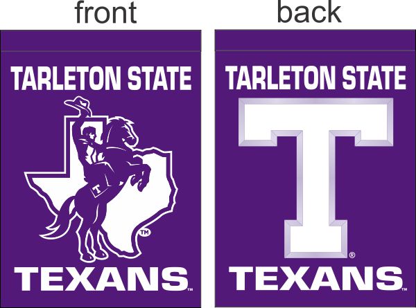 Tarleton State University - Texans Double Sided House Flag – A to Z ...