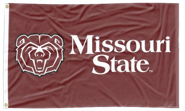 Missouri State University - Bear Maroon 3x5 Flag – A to Z Flags, LLC