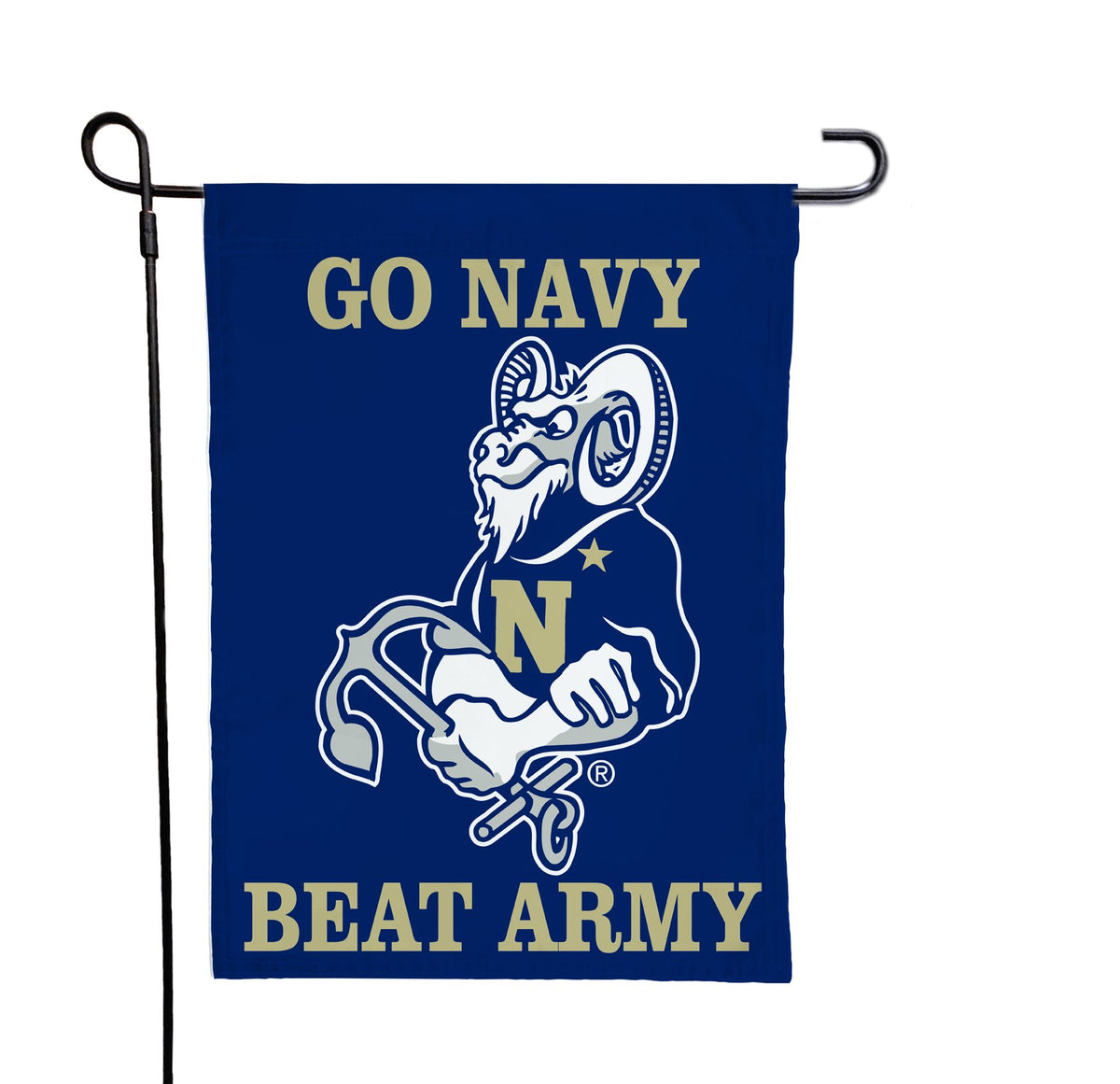 Naval Academy - Go Navy Beat Army Garden Flag – A to Z Flags, LLC